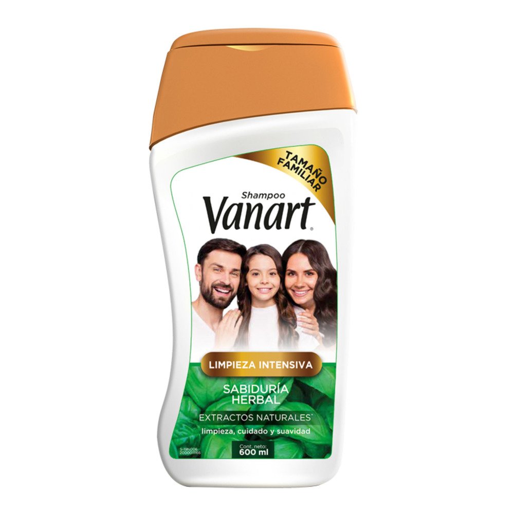 Shampoo VANART LIMPIEZA HERBAL 600mL - Farmaster Droguerías