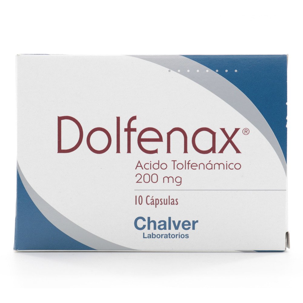 DOLFENAX 200mg 10 Cápsulas Acido TOLFENAMICO - Farmaster Droguerías
