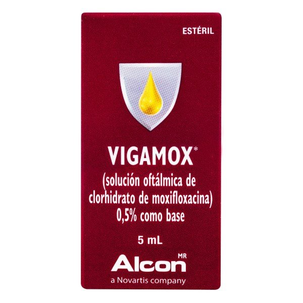 VIGAMOX 0.5% SOLUCION 5mL MOXIFLOXACINO - Farmaster Droguerías